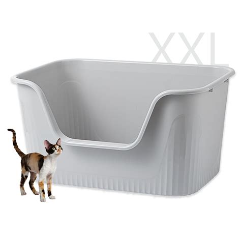 Vealind Largest Xxl Jumbo Cat Litter Box For Big Cats Extra Large Cat