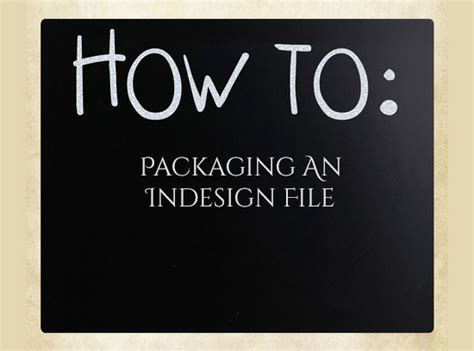 Indesign Packaging
