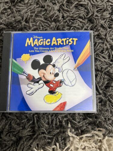 Disney Magic Artist Cd Rom For Windows 95 Macintosh Power Pc 1997