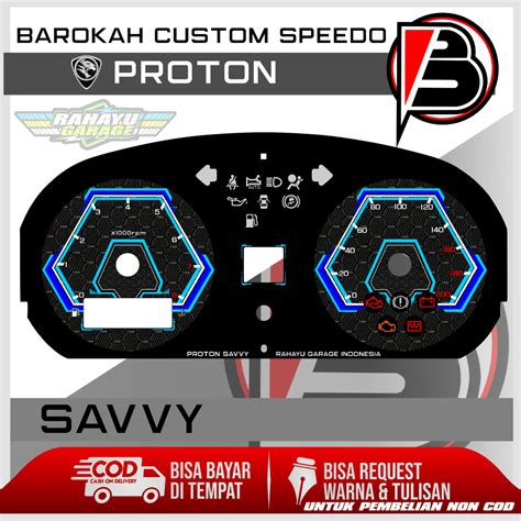 Custom Proton Savvy Speedometer Proton Savvy Spido Meter Panel Shopee Philippines