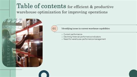 efficient and productive warehouse optimization for improving