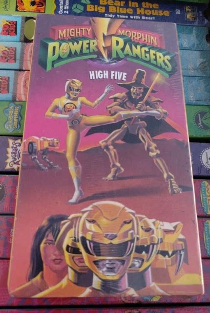 Mighty Morphin Power Rangers High Five Vhs Rare Sealed Brand New £35