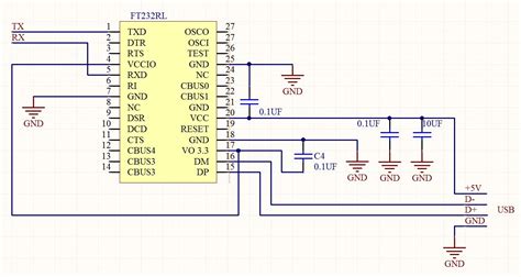 Ft232 Usb Uart схема