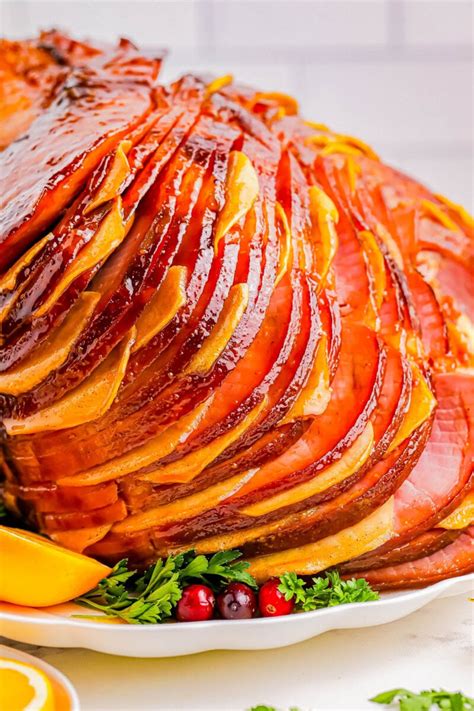 Glazed Apple Spiral Ham Averie Cooks