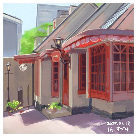 Suzuke Original Building City Dated Day Lamp Lamppost No Humans