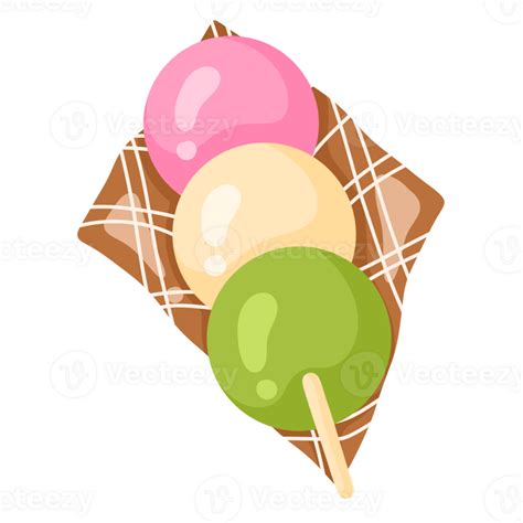 Dango Sobremesa Desenho Animado 23324375 Png