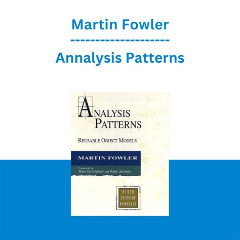 Martin Fowler Annalysis Patterns