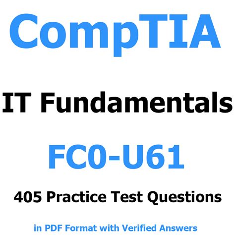 CompTIA IT Fundamentals FC U Exam Practice Questions And Answers Exam Practice Tests