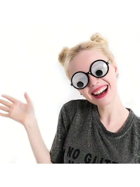 1pc Funny Googly Eye Glasses Halloween Gag Prop Christmas Photo Booth