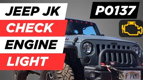 Jeep Wrangler Check Engine Light Easy Fix For P0137 O2 Sensor 36l