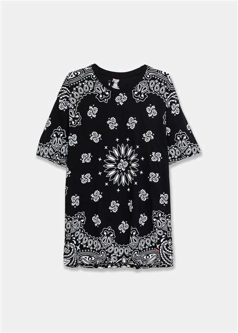 블랙 페이즐리 티셔츠 슈프림 페칭 Fetching