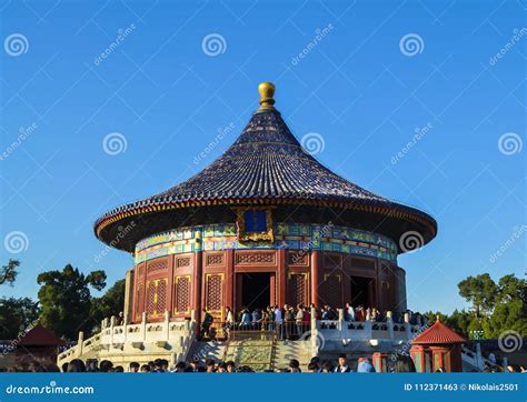 Beijing China October 15 2013 Complex Temple Of Heaven Beijing