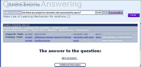Example Of Aqualog In Action For Queries With A Modifier Clause In The