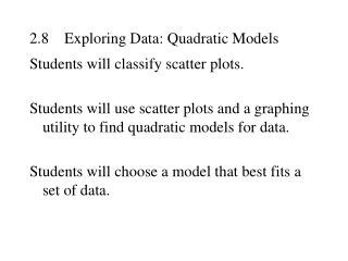 PPT Exploring Quadratic Graphs PowerPoint Presentation Free Download ID 575972
