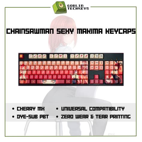 Sexy Fan Made Chainsawman Makima Theme Keycaps Set Shopee Malaysia