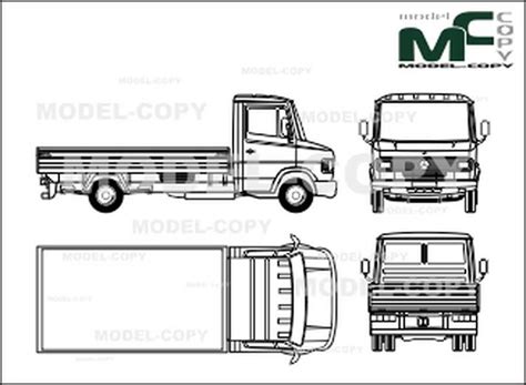Mercedes Benz 308 D 310 D 310 Flatbed Flatbed Trucks Double Cab Very
