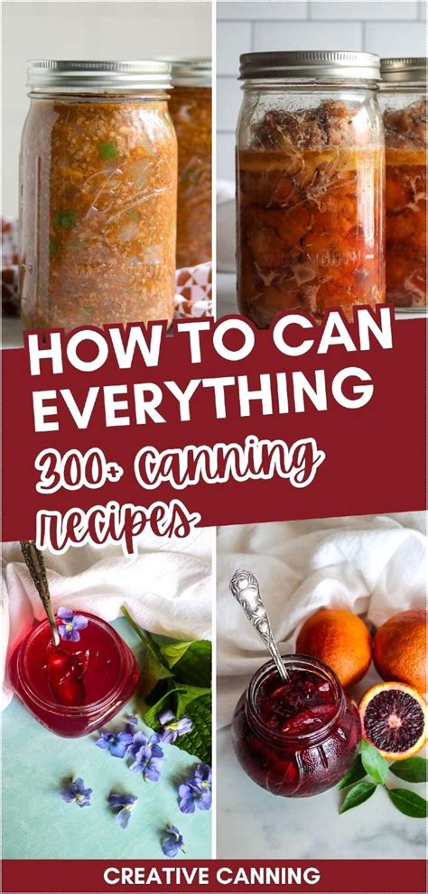 How To Can Everything 300 Canning Recipes Canning Food
