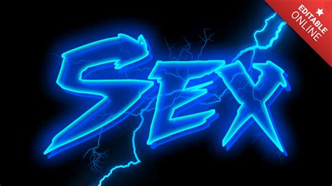 Sex Thunder Text Effect Generator
