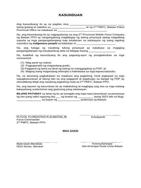 Kasunduan Pdf