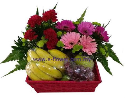 Flower And Fruit Basket