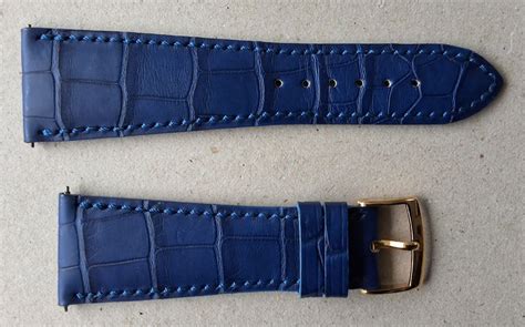 Uhrenband Chopard Genève Cousu Main Dunkelblau 24 Mm Kaufen Auf Ricardo