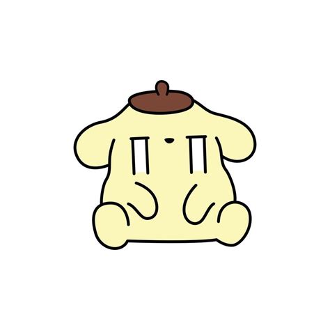 Cute Crying Pompompurin 69143630 Vector Art At Vecteezy