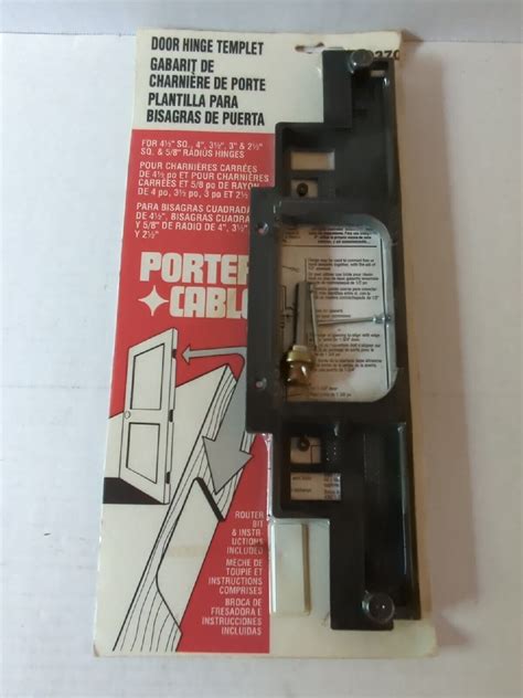 Porter Cable Door Hinge Template