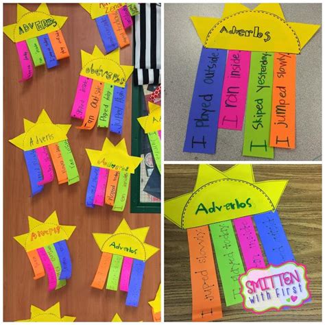 Smitten With First Adverbs Adverb Activities English Teaching Materials