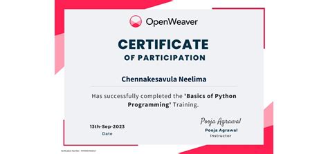 Chennakesavula Neelima On Linkedin Basics Of Python Programming For