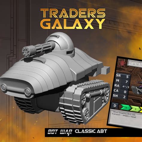 3d Printable Classic A B T Bot War Miniature Game By Traders Galaxy