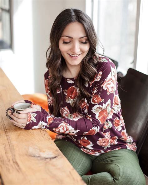 Agnes And Dora Thumbhole Long Sleeve Comfy Tops Tops Floral Tops