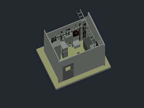 Low Voltage Electrical Room In Autocad Cad 33 99 Mb Bibliocad