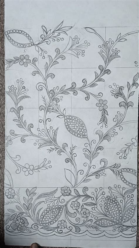 Embodari Dijaen Search 7307517484 In 2025 Bodhi Tree Art New Embroidery Designs Flower Sketches