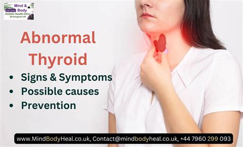 Abnormal Thyroid Common Signs And Symptoms Possible Causes Etc Mind