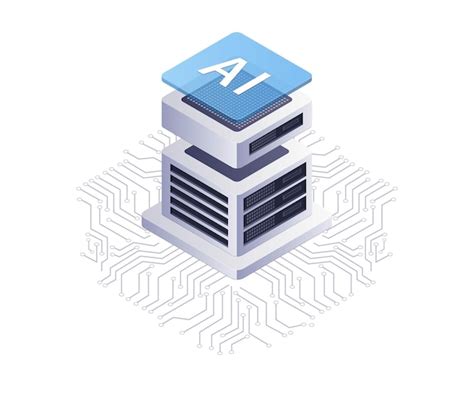 Premium Vector Artificial Intelligence Technology Network System