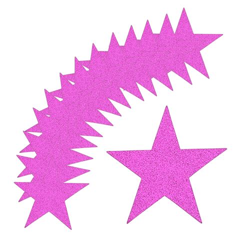 50pcs Star Cutouts Paper Five Star Confetti Cutouts For Birthday Party