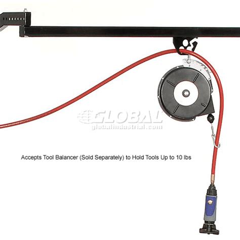 Global Industrial™ Tool Balancer Track Kit 60w Black 249497