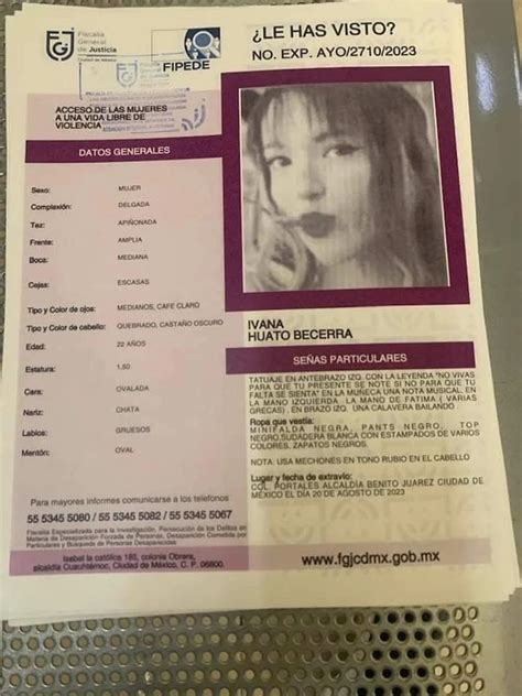 Esto Es Lo Que Se Sabe De La Desaparición De Ivana Huato En Cdmx Infobae