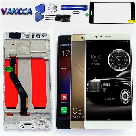 Amoled Lcd Display For Huawei P Plus Inch Touch Screen Digitizer Assembly Frame