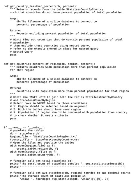 solved functions to complete aggregate functions