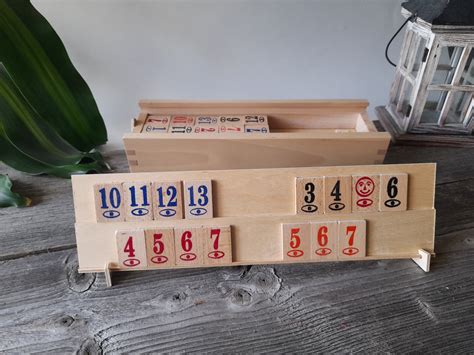 Rummikub Aufstellbretter Holz