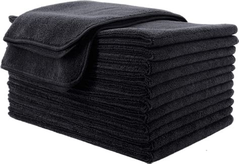 Polyte 12 Serviettes En Microfibres Séchage Des Cheveux Qualité