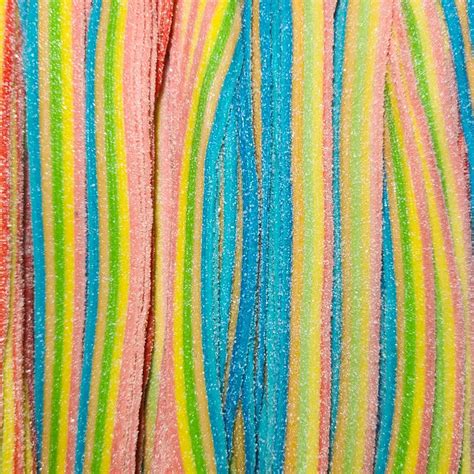 Sour Rainbow Belts Candy Bacon Strips Candy Co