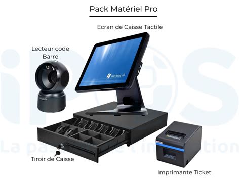 Pack Caisse Enregistreuse Essentiel Matériel Complet Sans Logiciel