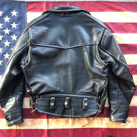 Fs 4648 Cal Straight Zip Chp Leather Jacket The Fedora Lounge