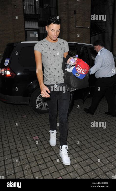 X Factor Contestant Rylan Clark Leaving A Dance Studio Holding A