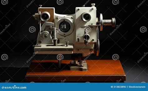 Technology Optometry Equipment Stock Illustration Illustration Of
