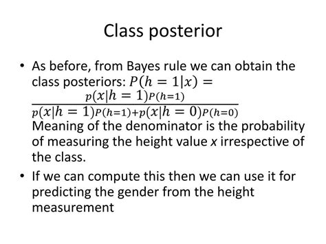 Ppt Generative Classifiers The Gaussian Classifier Powerpoint