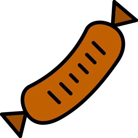 Sausages Vector Icon Design 25196320 Vector Art At Vecteezy