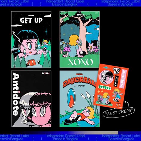 Kiki Posterssticker Set จากวง Kiki Set1 Shopee Thailand